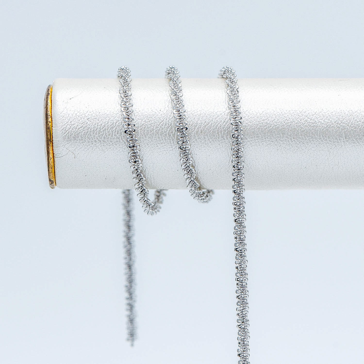 Silver tone Specialty Chains 2.2mm Rhodium plated Brass | Etsy