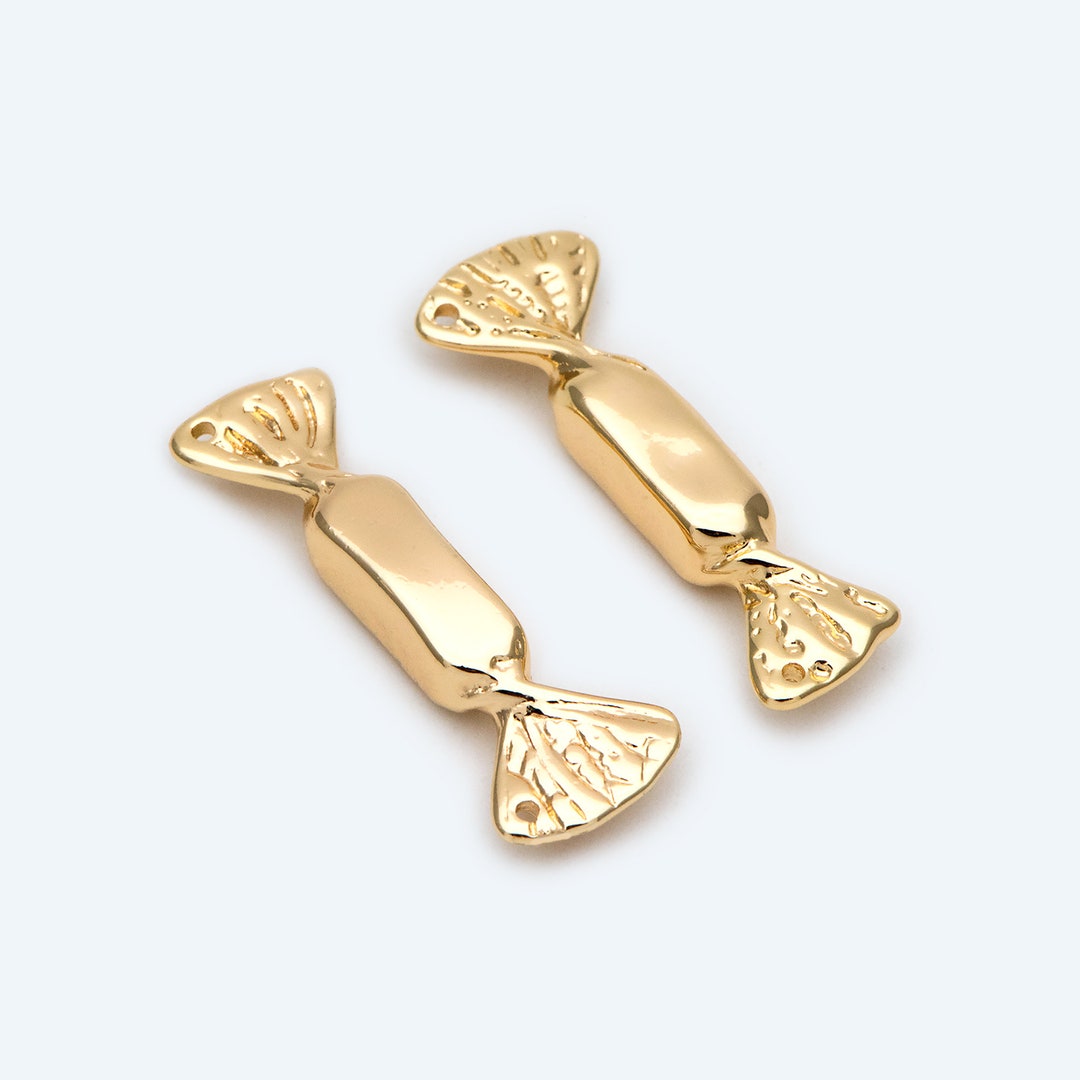 10pcs Gold Candy Connectors, Candy Charm, Jewelry Findings, Wholesale ...