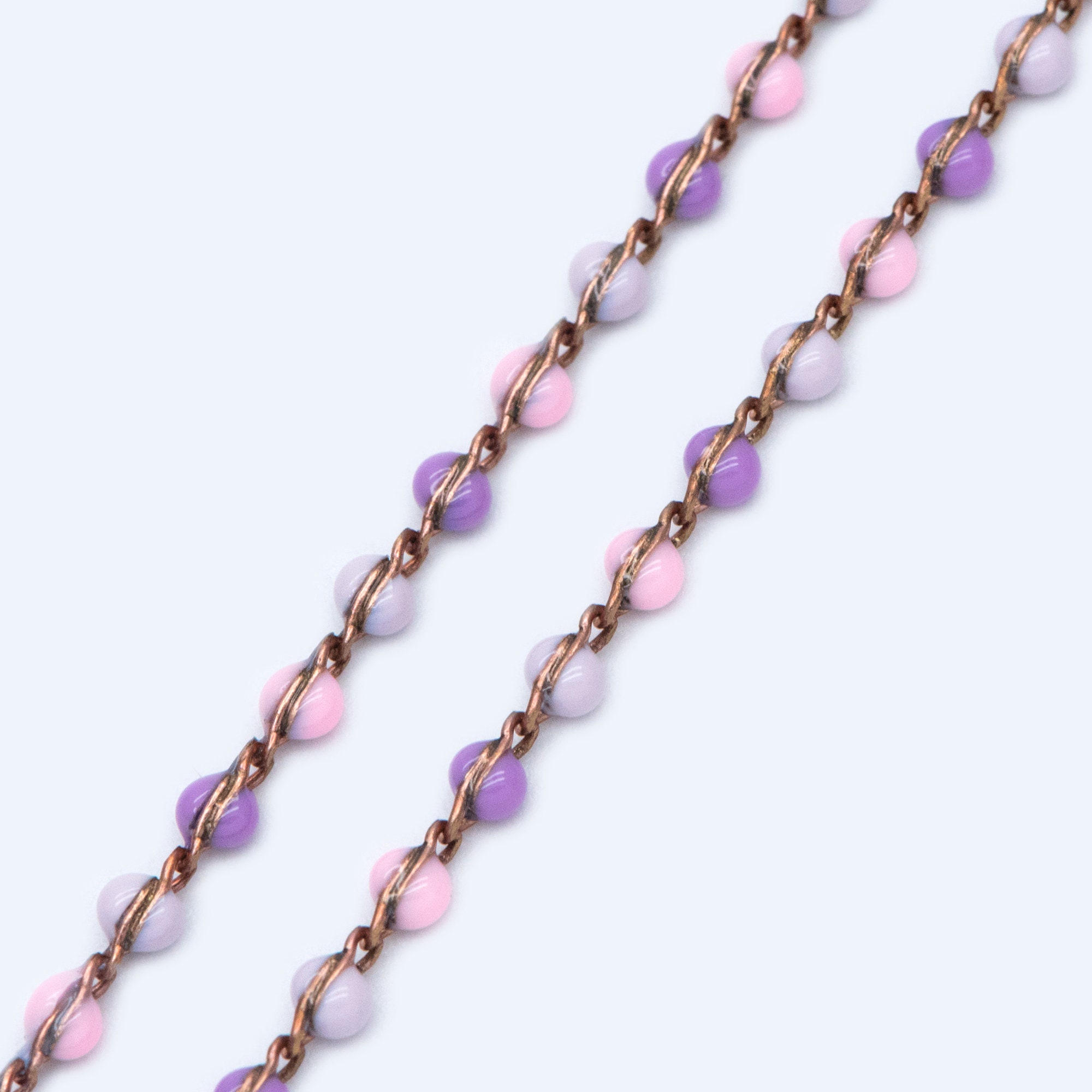 Enamel Brass Chain 2.5mm Thin Unplated Brass Designer Chains - Etsy