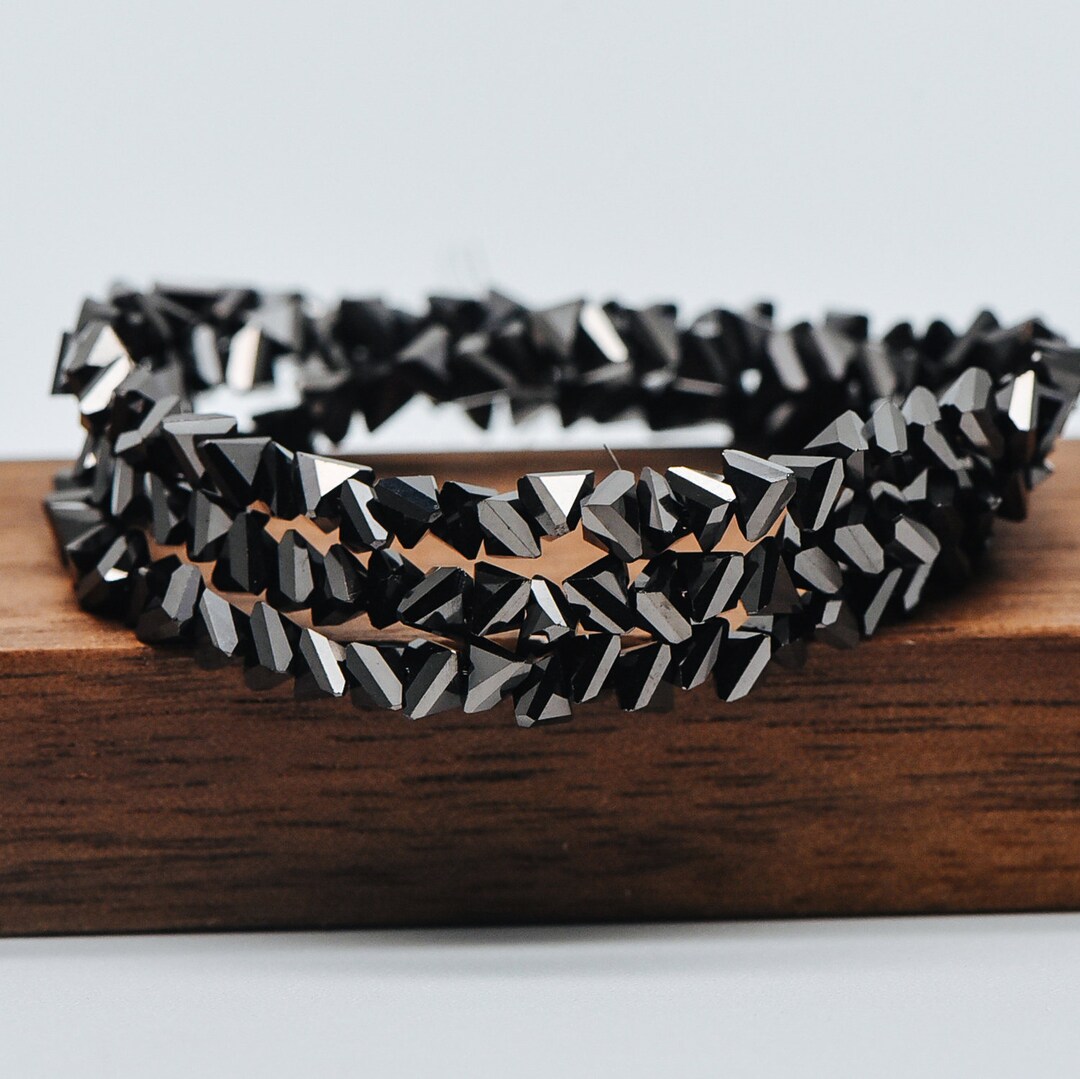 Crystal Triangle Spacer Beads 4.5mm Faceted Glass Triangle - Etsy