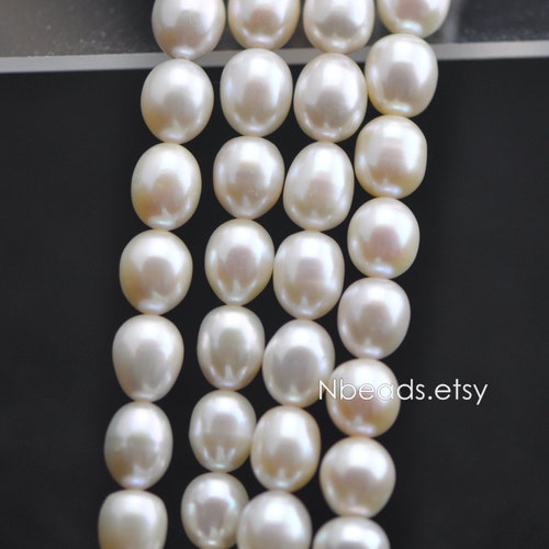 Freshwater Button Pearl 8mm /10mm White Fresh Water Round - Etsy
