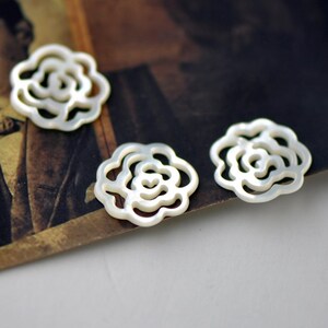10pcs White Mother of Pearl Shell Cloud Cut Out Carvings 17mm - Etsy