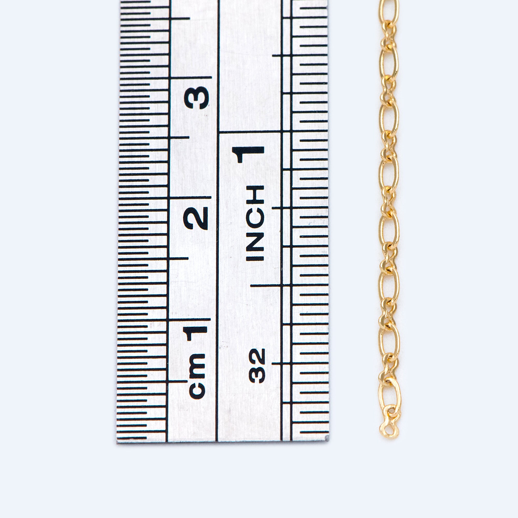 Oval Cable Chains 2mm 18K Gold Plated on Brass Craft DIY | Etsy