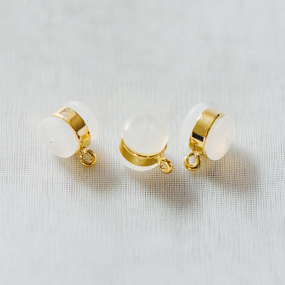 20pcs Rubber Ear Nuts With Loop Earring Back Stoppers 5.5mm - Etsy