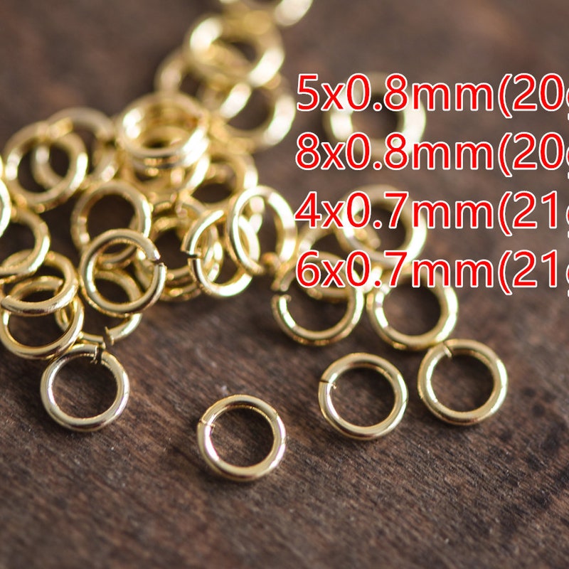 8 Split O Rings - Etsy