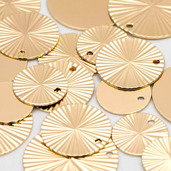 Brass Disc Necklace - Etsy