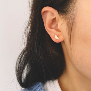 10pcs Gold Ear Posts With Loops 18K Gold Plated Brass Square - Etsy