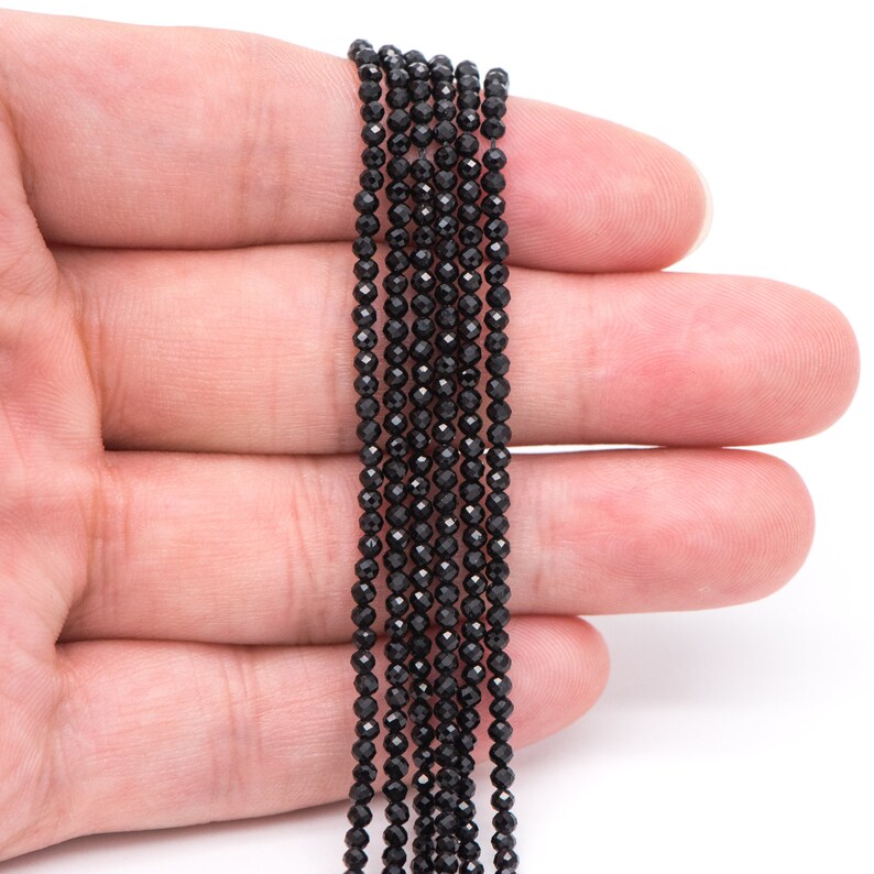 Crystal Faceted Round Beads 2mm Tiny Size Glass Spacer Beads | Etsy