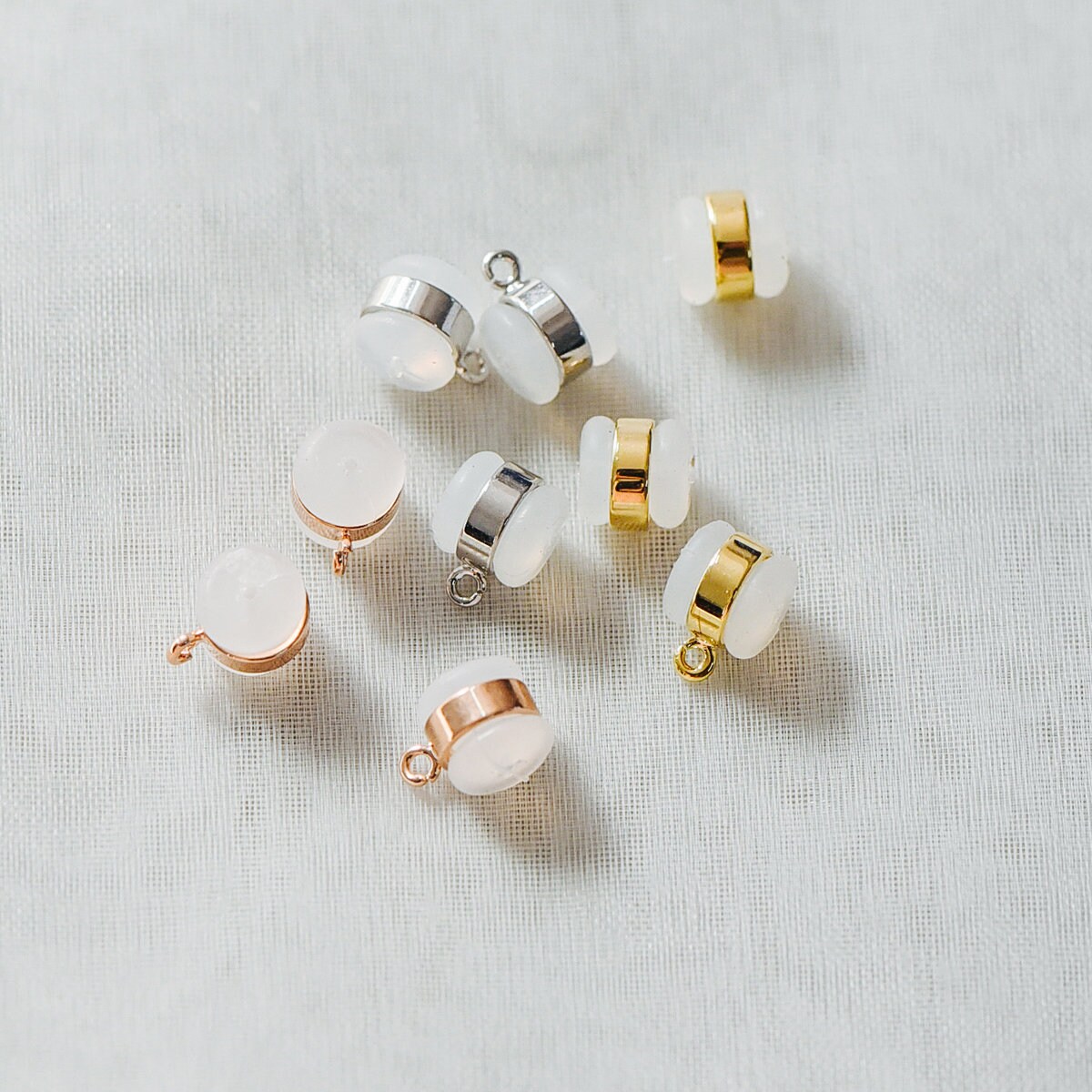 20pcs Rubber Ear Nuts With Loop Earring Back Stoppers 5.5mm - Etsy