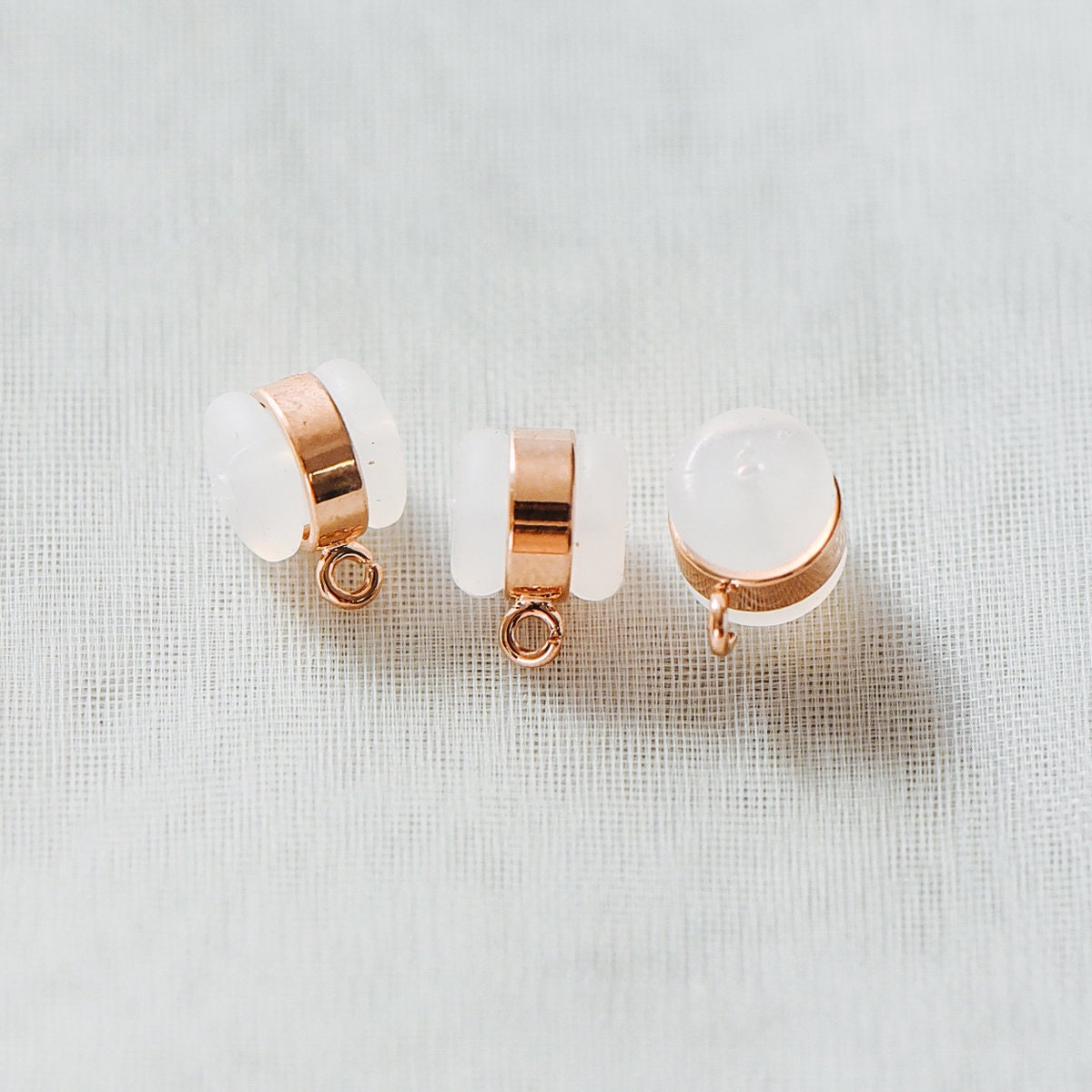 20pcs Rubber Ear Nuts With Loop Earring Back Stoppers 5.5mm - Etsy