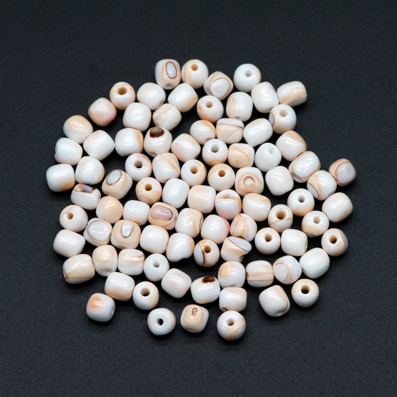 Natural Shell Beads 4-5mm Sea/ Beach Bracelet Supplies - Etsy