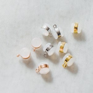 20pcs Rubber Ear Nuts With Loop, Earring Back Stoppers 5.5mm, Gold ...