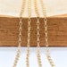 Gold Link Chains 3.5mm, Real 18K Gold Plated Brass, Quality Specialty ...