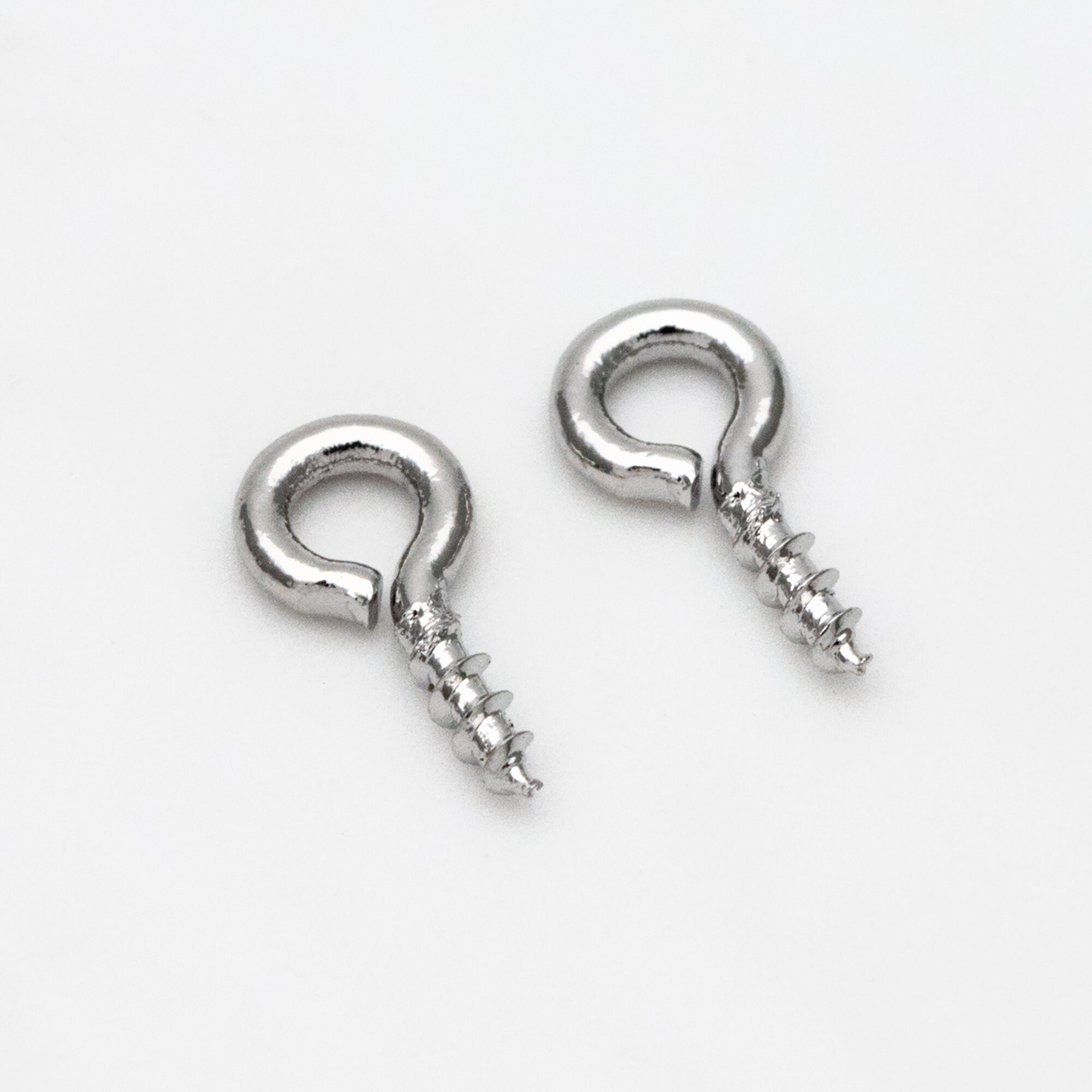 20pcs Gold/ Silver Screw Eye Bails, Eyelet Screws, Eye Pin, Hooks Bails ...