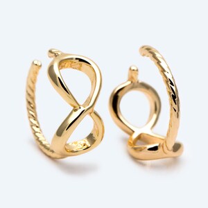 10pcs Infinity Ear Cuff, Cartilage, Dainty Earcuff Earring (GB-2121) - Etsy