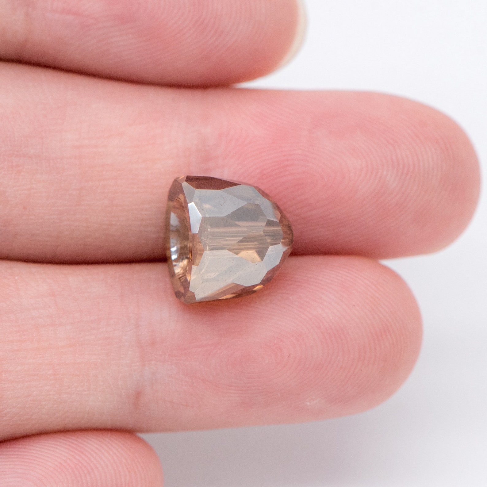 10pcs Faceted Crystal Glass Bell Beads 10x11mm Sparkly Coffee | Etsy