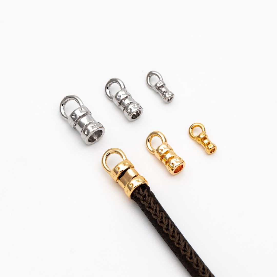 10pcs Gold/ Silver End Crimp Caps, to Finish Beading Chain/ Cord ...