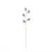 10pcs Beaded Leaf Sprigs on Gold Wire, Flower Tassel Hair Accessories ...