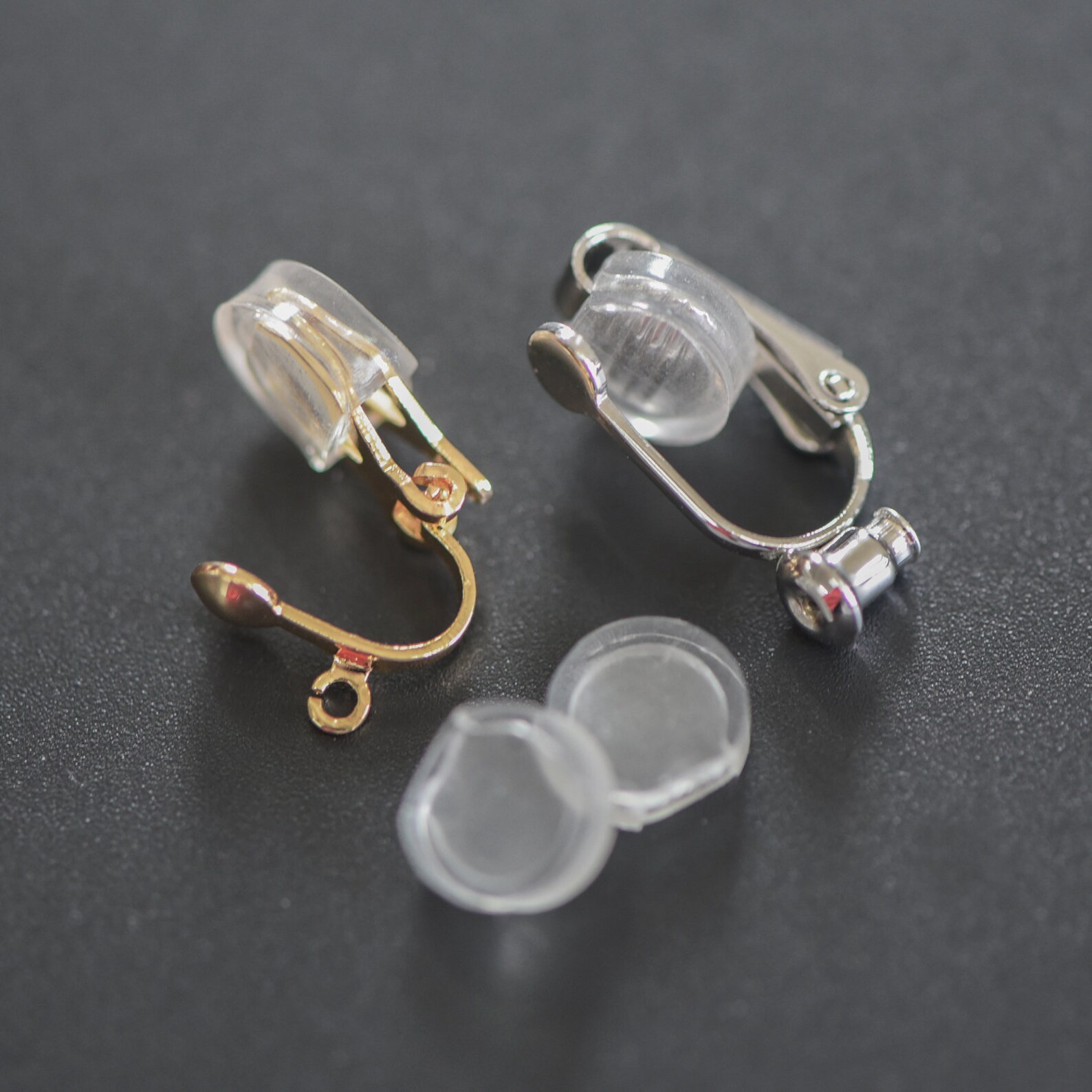 10pcs Gold/ Silver Clip-on Ear Wire MAGIC Earring Clips Can | Etsy