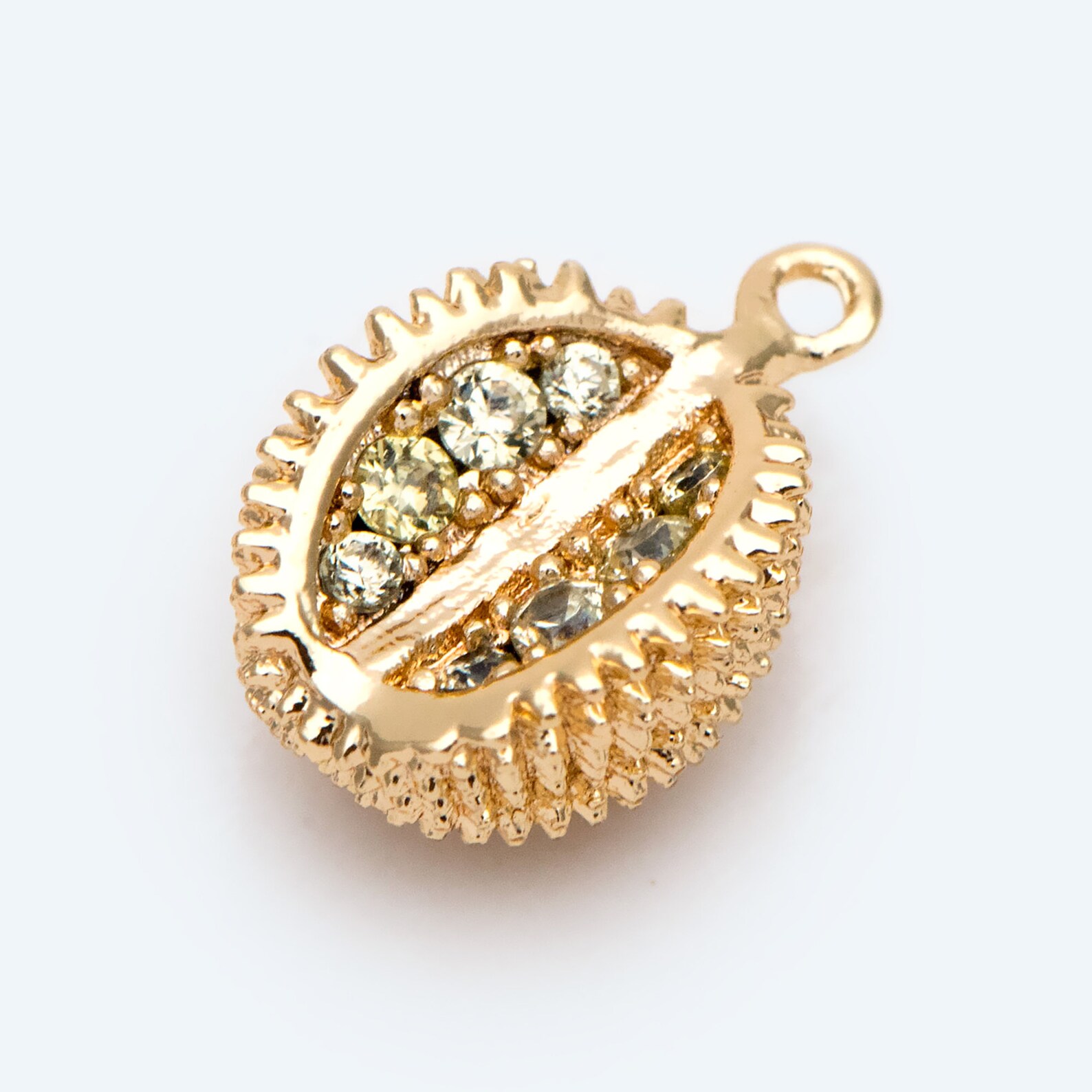 4pcs CZ Pave Gold Durian Charms Fruit Charm 3D Durian - Etsy
