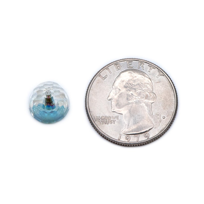 10pcs Faceted Crystal Glass Bell Beads 10x11mm Sparkly Green& - Etsy