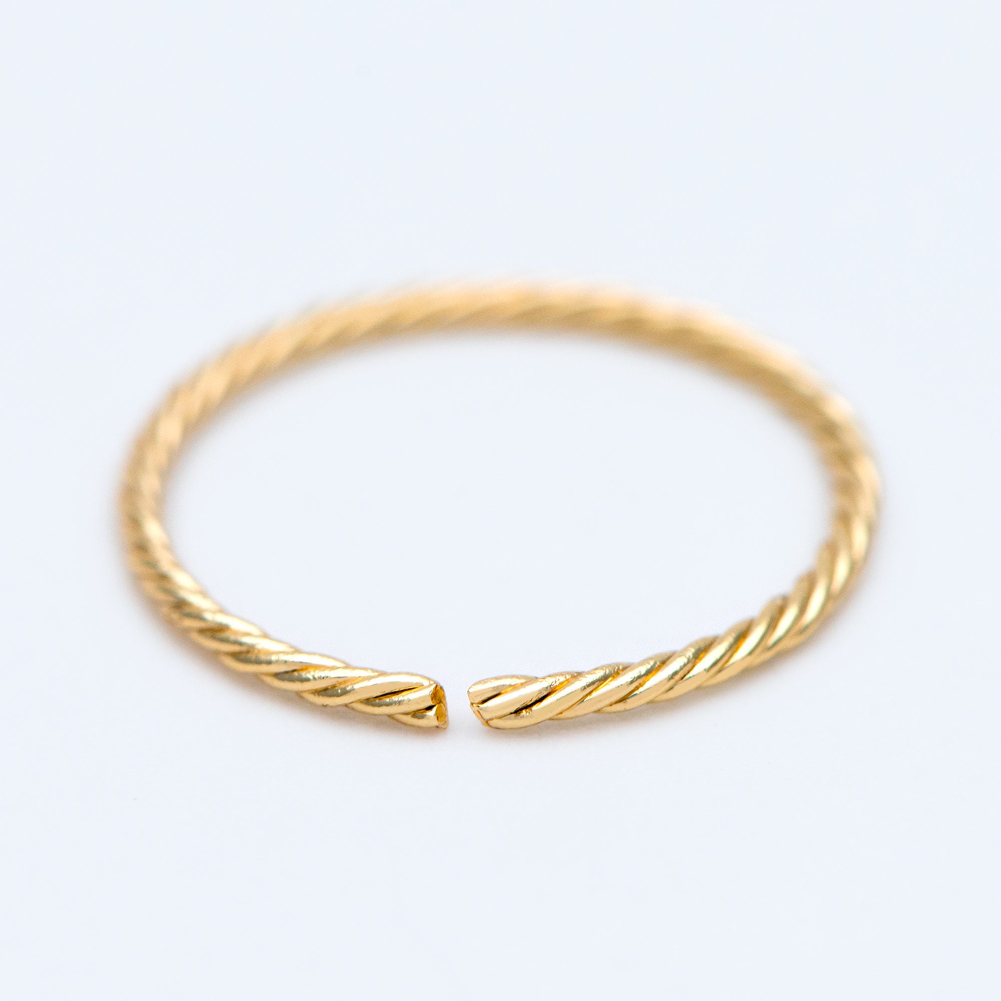 20pcs Gold Round Open Ring 16.5mm Real Gold Plated Brass - Etsy