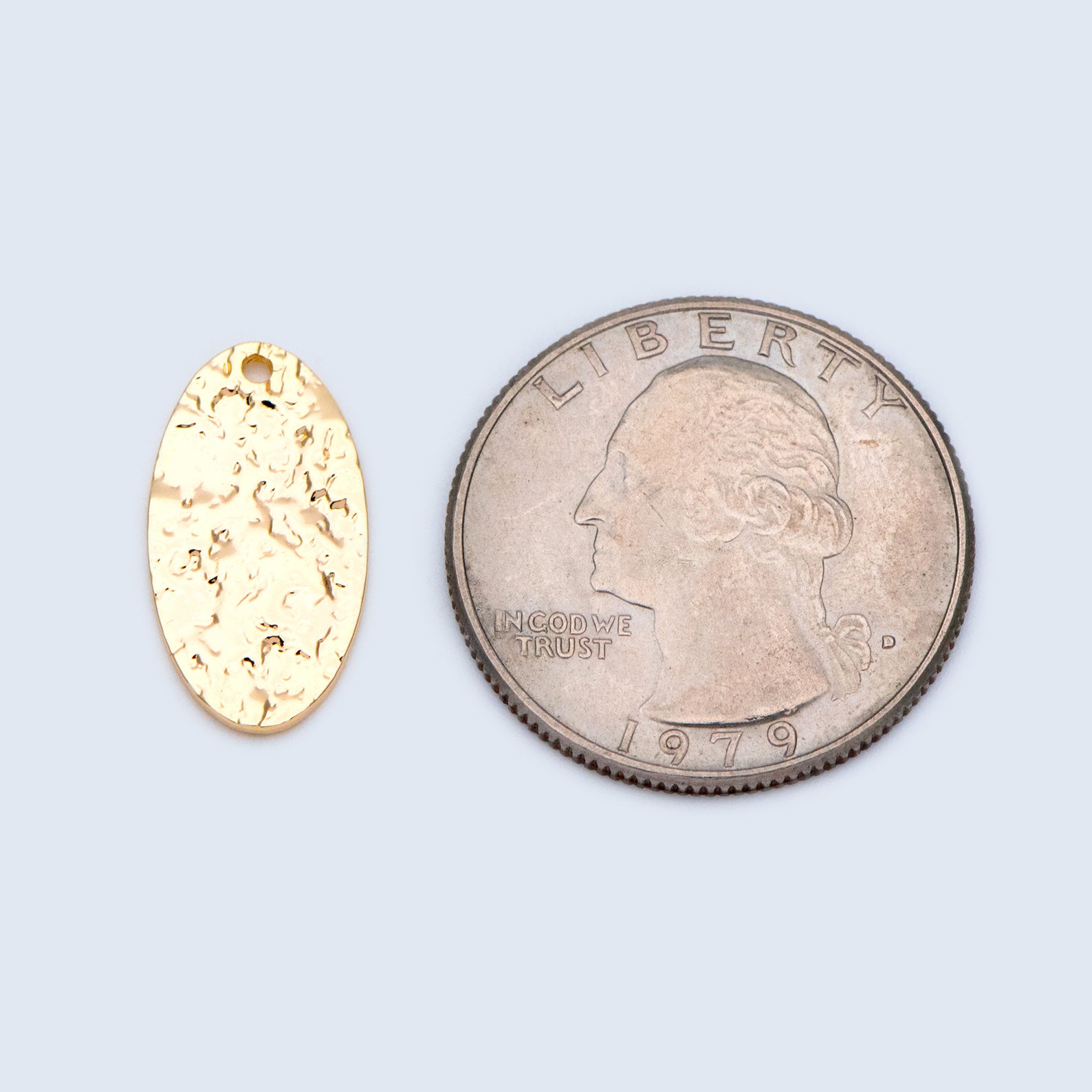 10pcs Gold Oval Disc Pendants 19x10mm Gold plated Brass | Etsy