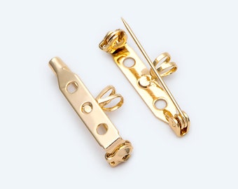 Gold Brooch Pin - Etsy