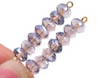 Crystal Triangle Spacer Beads 4.5mm, Faceted Glass Triangle Beads ...