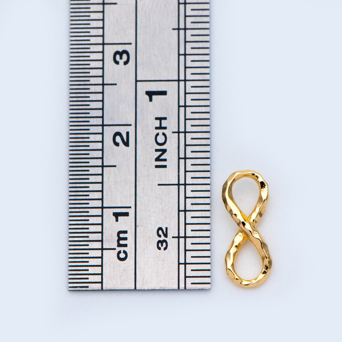 10pcs Gold Figure 8 Connectors 14x6mm, 18K Gold Plated Brass, Infinity ...