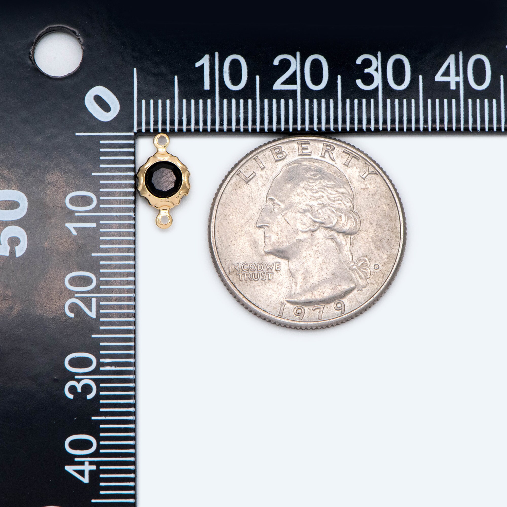 10pcs Gold Coin Connectors 7x12mm Real Gold Plated Brass - Etsy