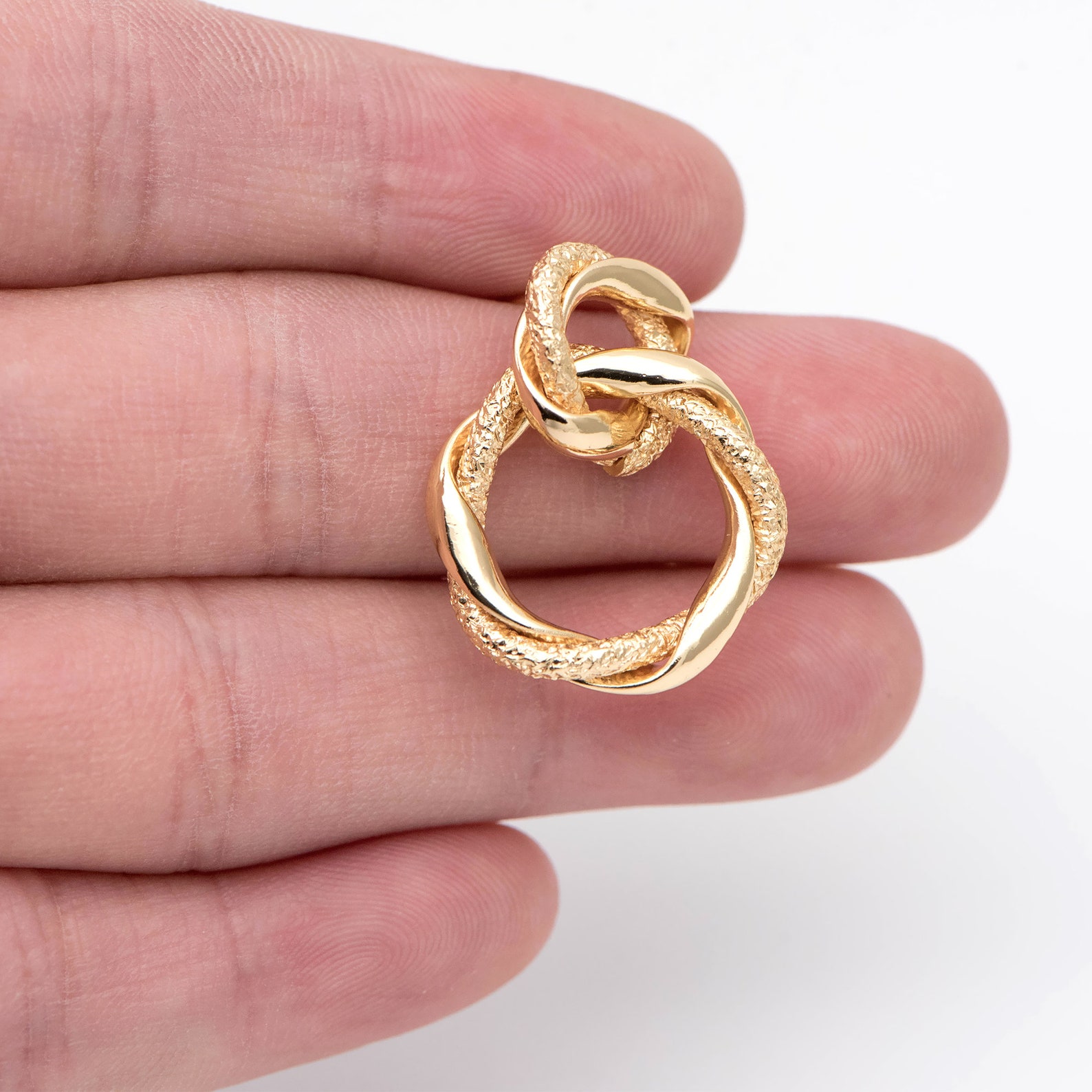 4pcs Gold Circle Hoops, Gold Hoop Earrings, Chunky Hoops, Twist Hoop ...