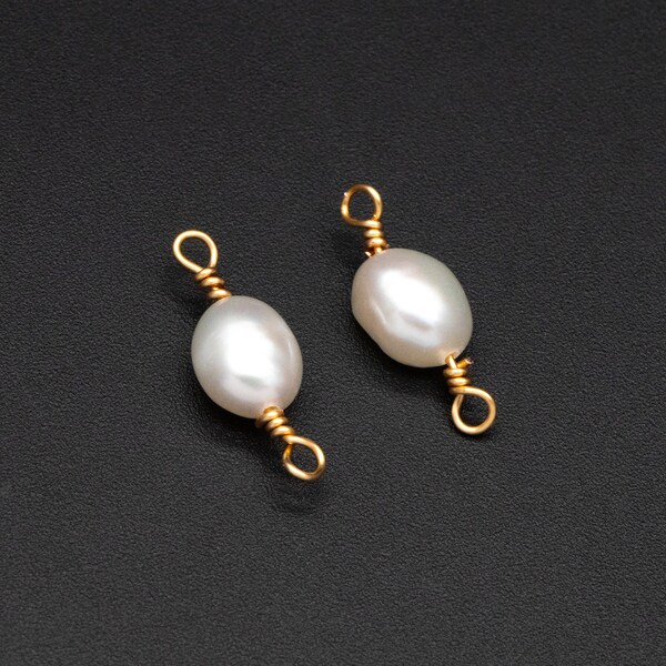 Pearl Connectors - Etsy