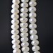 Button Freshwater Pearl 7mm White Rondelle Natural Pearls PL01-15/ Full ...