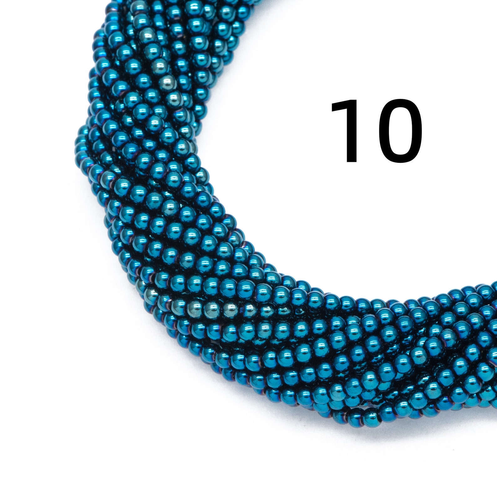 175pcs Smooth Round Glass Beads 2mm Metallic Color Beads - Etsy