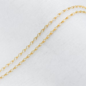 Gold Link Chains 3.5mm, Real 18K Gold Plated Brass, Quality Specialty ...