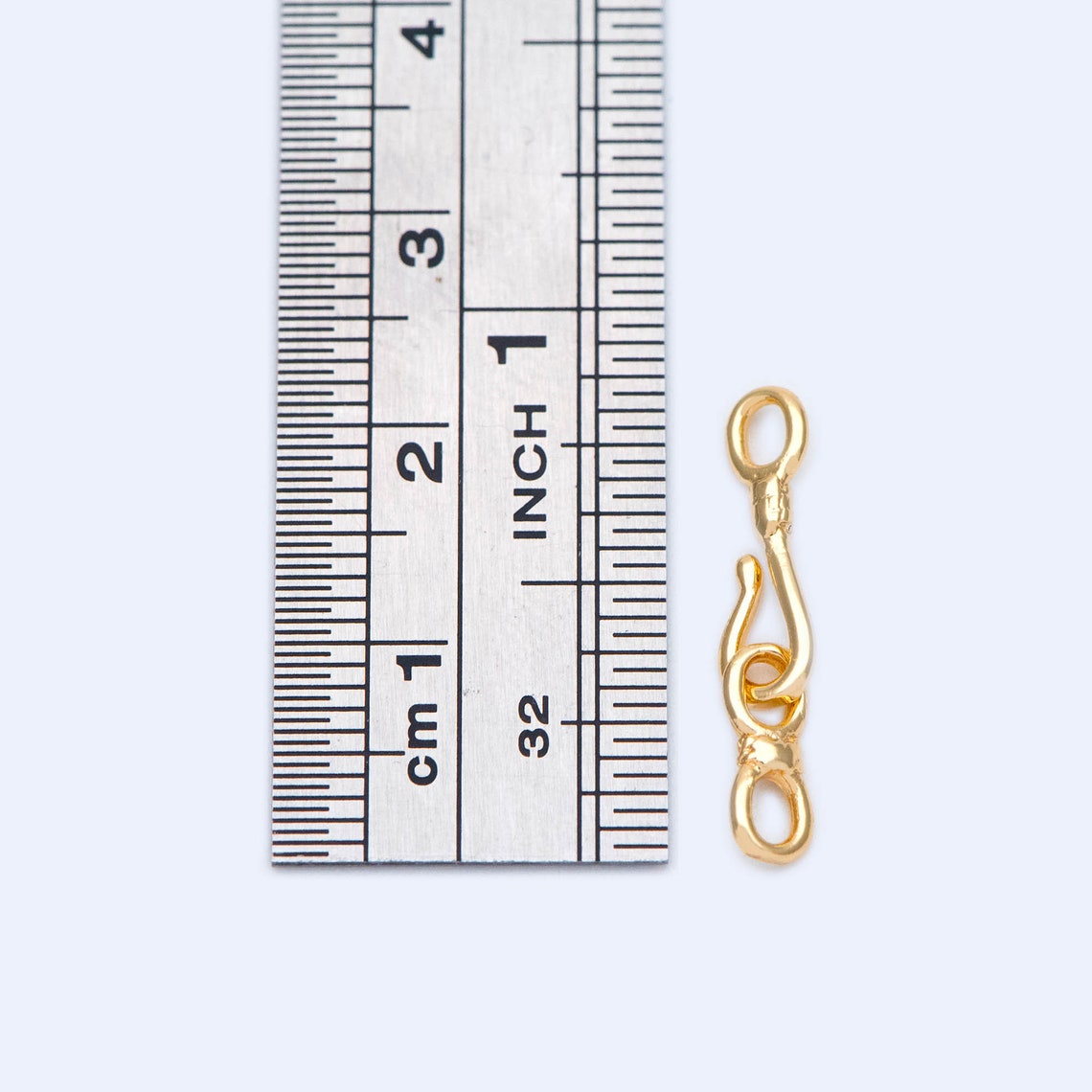 10pcs Gold Plated Brass Hook and Eye Clasp 23/28mm Bracelet - Etsy