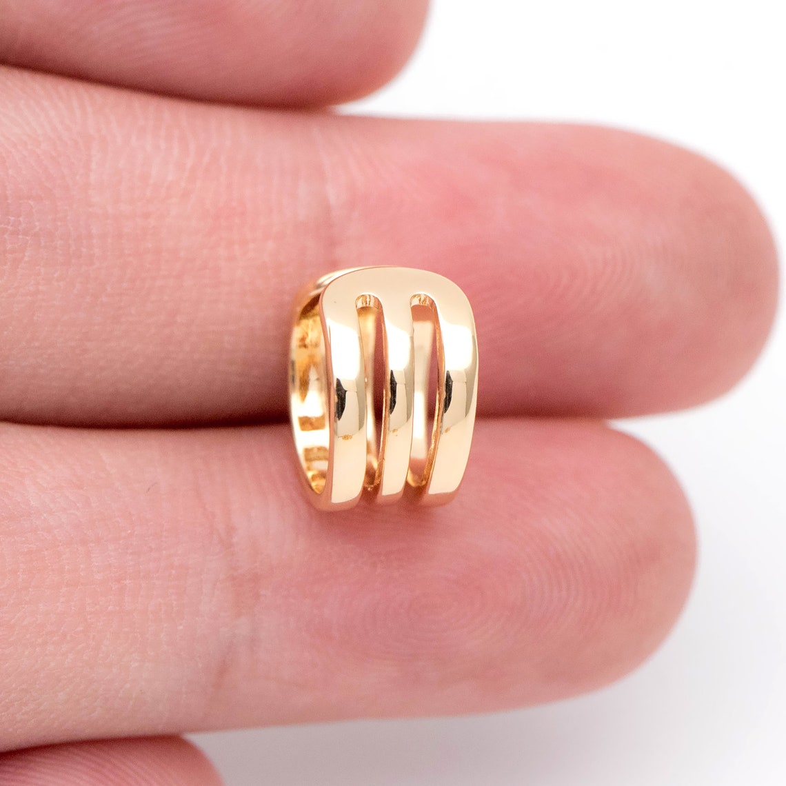 10pcs Adjustable Gold Ear Cuffs Gold plated Brass Earwire | Etsy