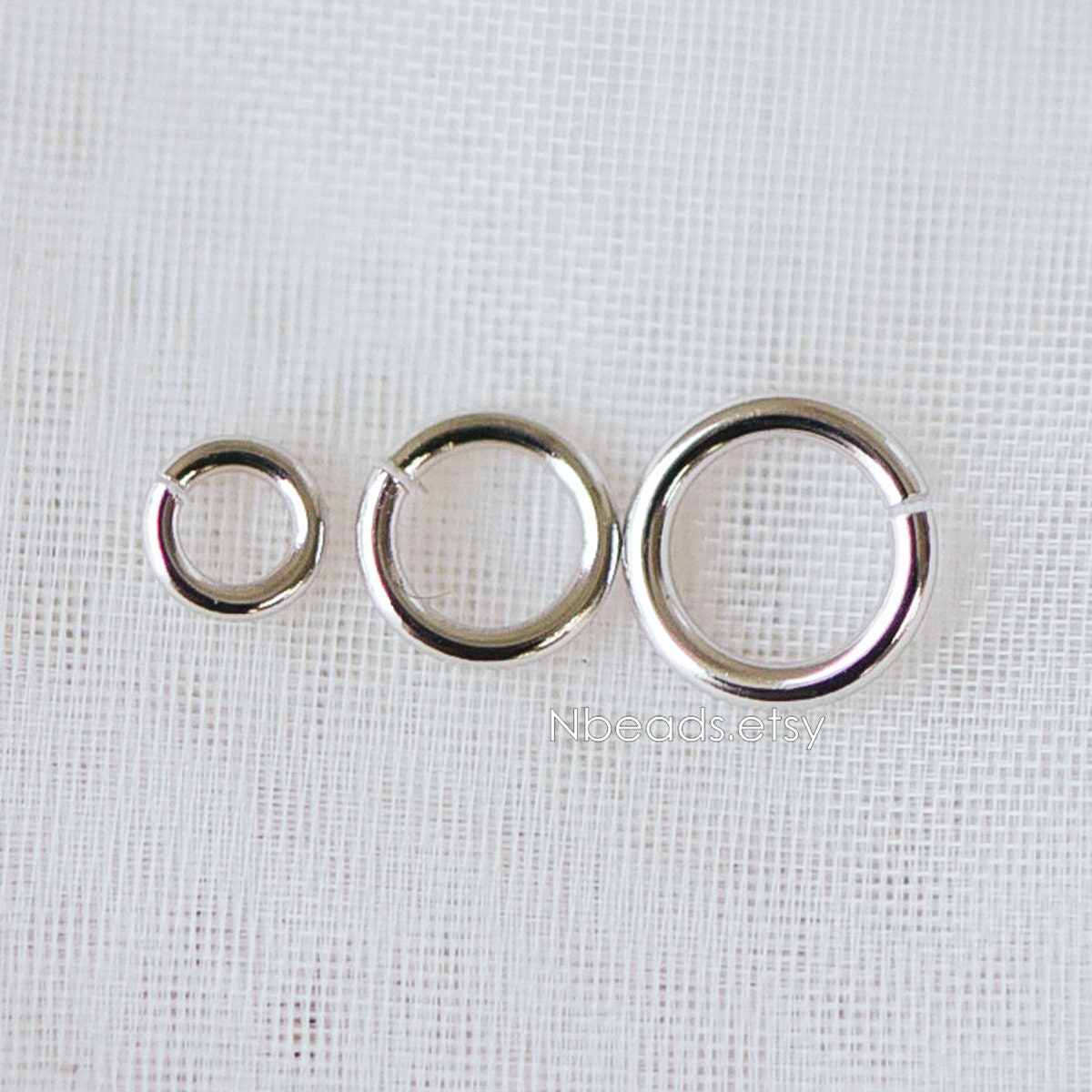 100pcs Silver Open Jump Rings Rhodium Plated Brass Split - Etsy