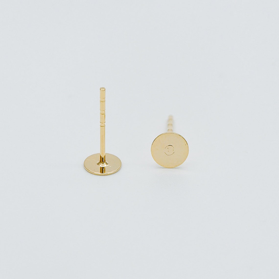 20pcs Gold/ Silver Ear Posts Gold/ Rhodium Plated Brass Stud | Etsy