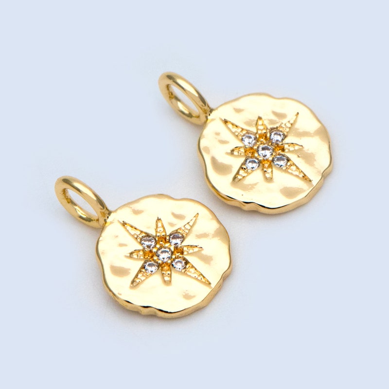 North Star Charm - Etsy