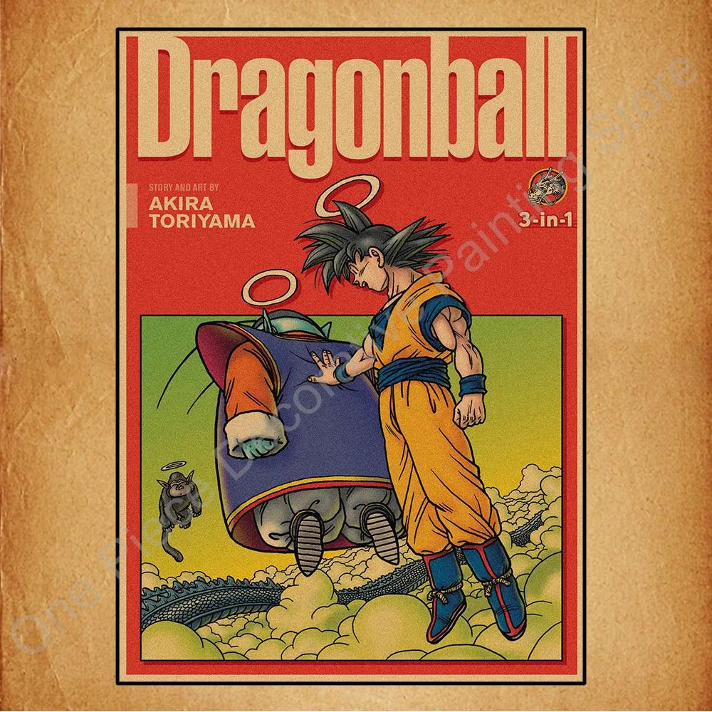 Dragon Ball HD Poster Bandai Classic Anime Retro Goku Gohan Vegeta ...