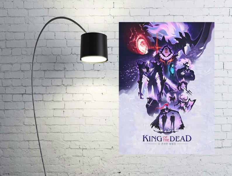 Custom Solo Leveling Fan Poster Sololeveling Merch Anime Art Wall Decor ...