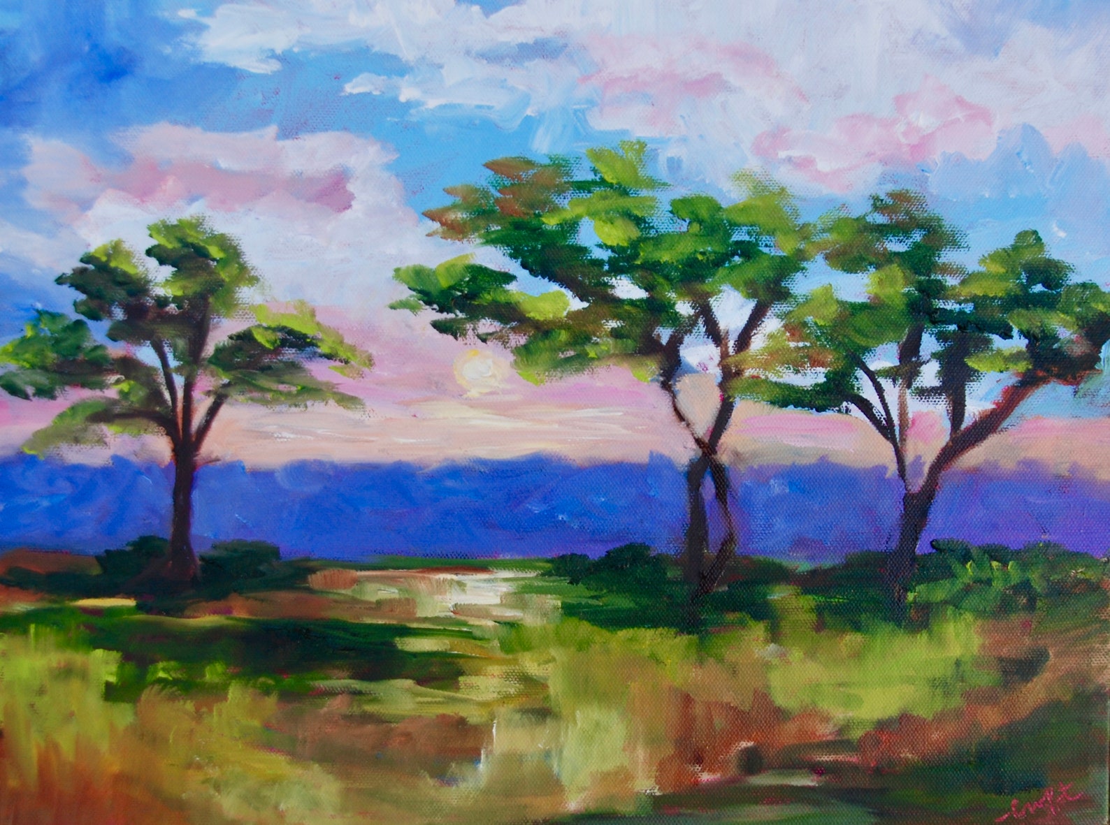 PRINT Many Sizes of Masia Mara Kenya Painting From - Etsy