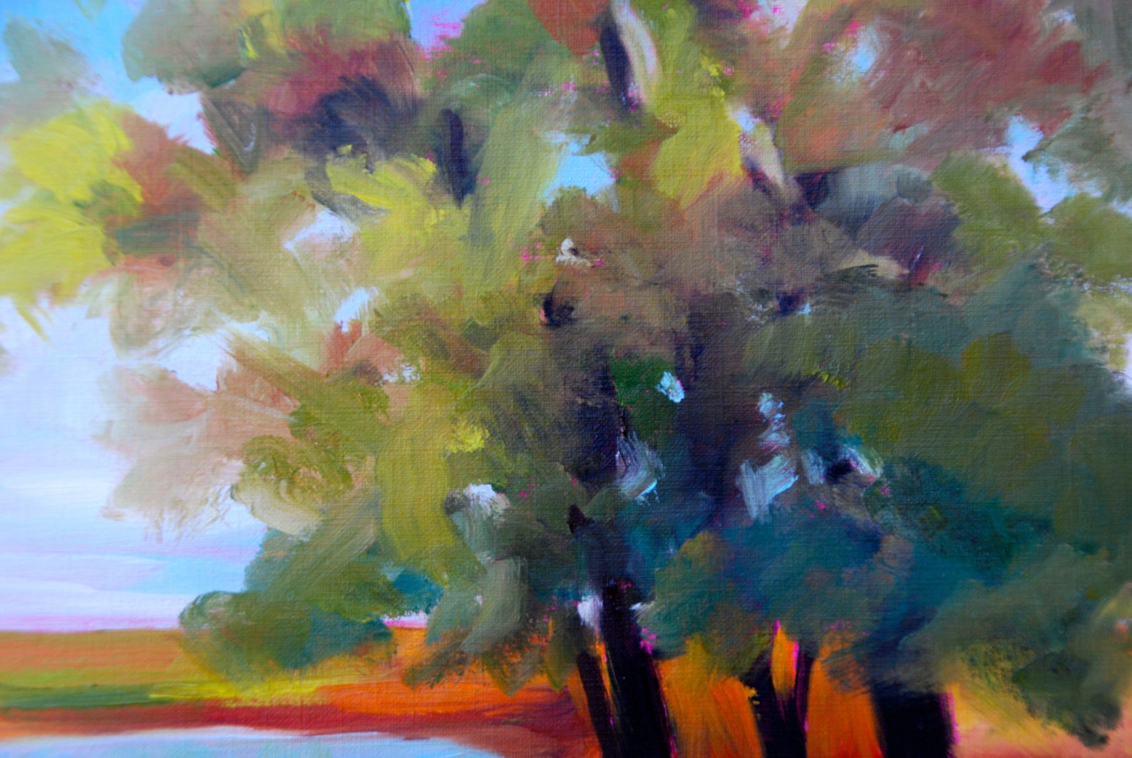 Fall Landscape Wall Art Home & Office Decor Modern - Etsy