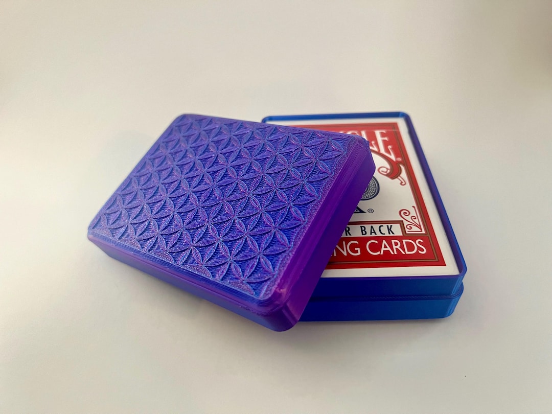 Sacred Geometry Playing Card Box - US Poker Size | Stash Box | Trippy ...