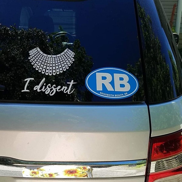 I Dissent Car Decal - Etsy