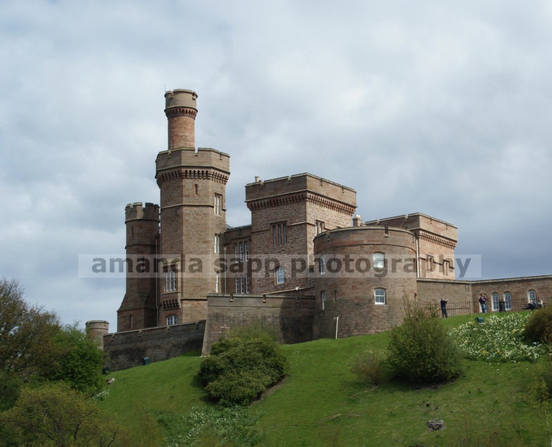 Inverness Castle Scotland Color Photograph - Etsy