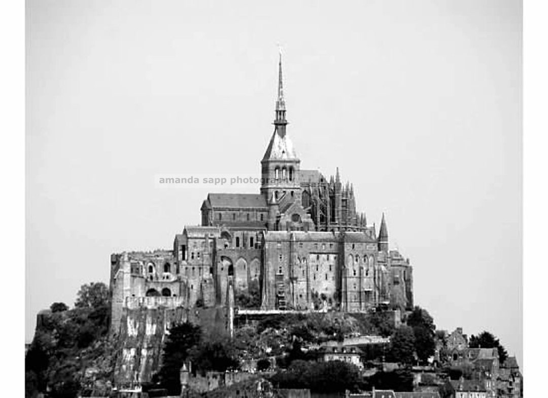 Mont Saint-michel-french Monestary-france Travel Photo-france Landmark ...