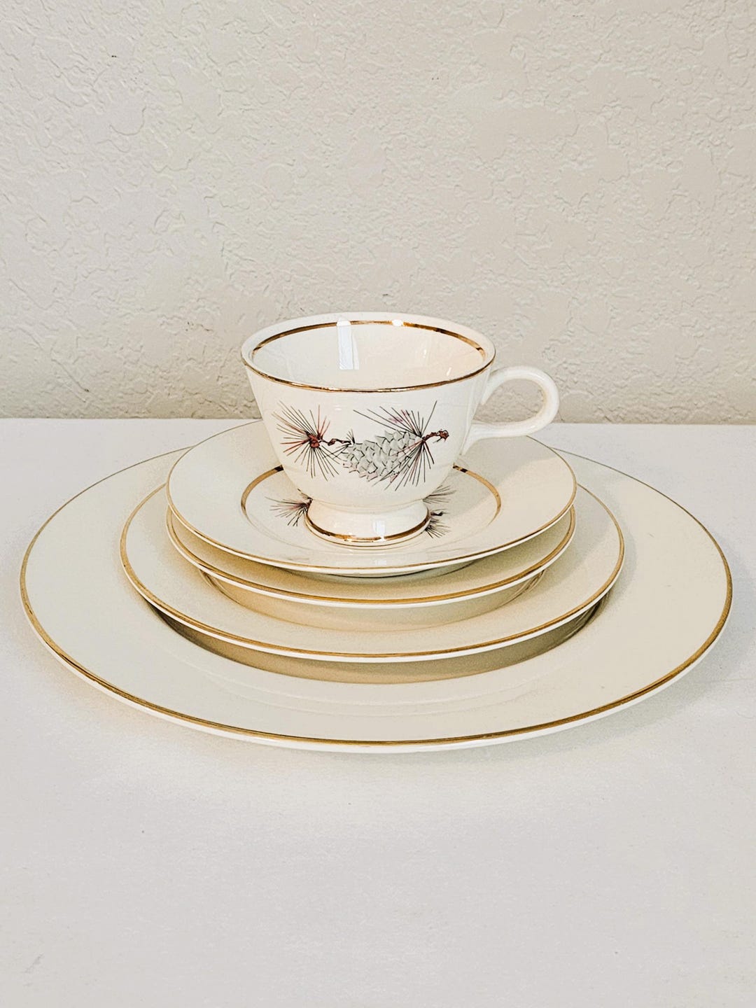 Vintage MCM Cunningham & Pickett Princess China - Service for 4/20 ...